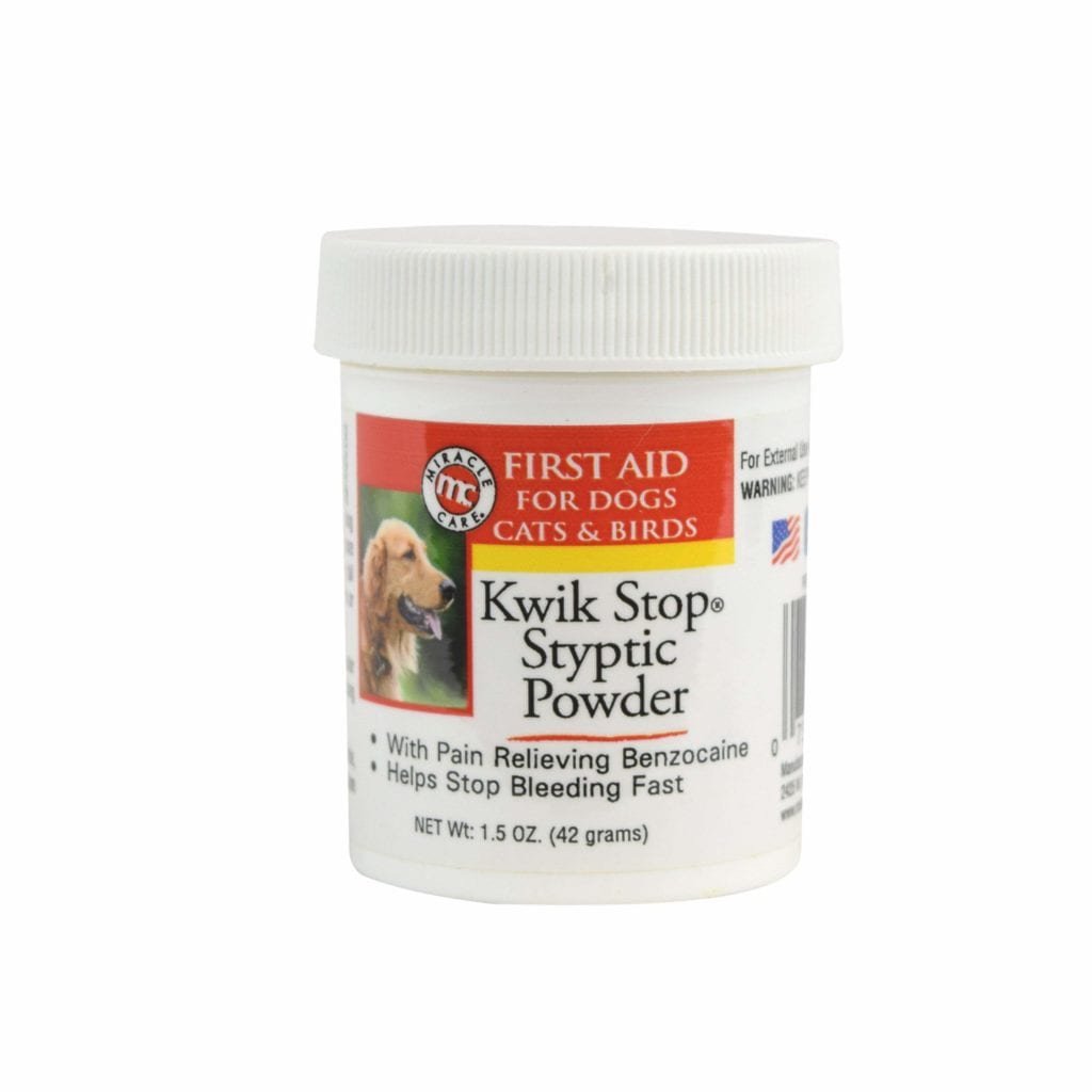 Kwik Stop Styptic Powder – Miracle Care Pet Products
