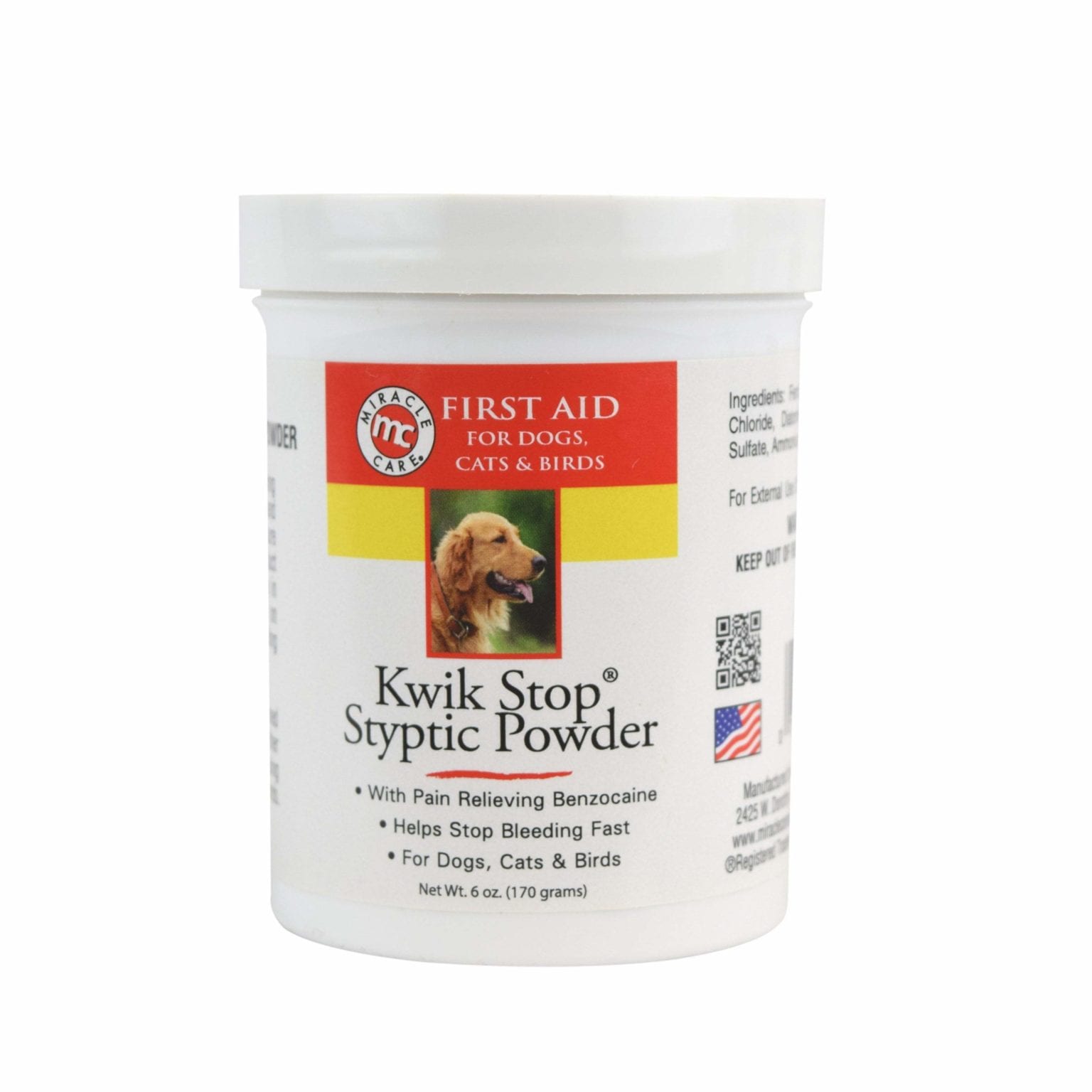 Kwik Stop Styptic Powder – Miracle Care Pet Products