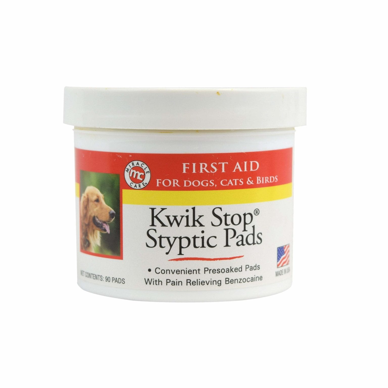 Kwik Stop Styptic Pads – Miracle Care Pet Products